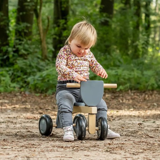 Bandits & Angels Vintage Rider Grey Loopfiets Hout vanaf 1 jaar - Voor ...