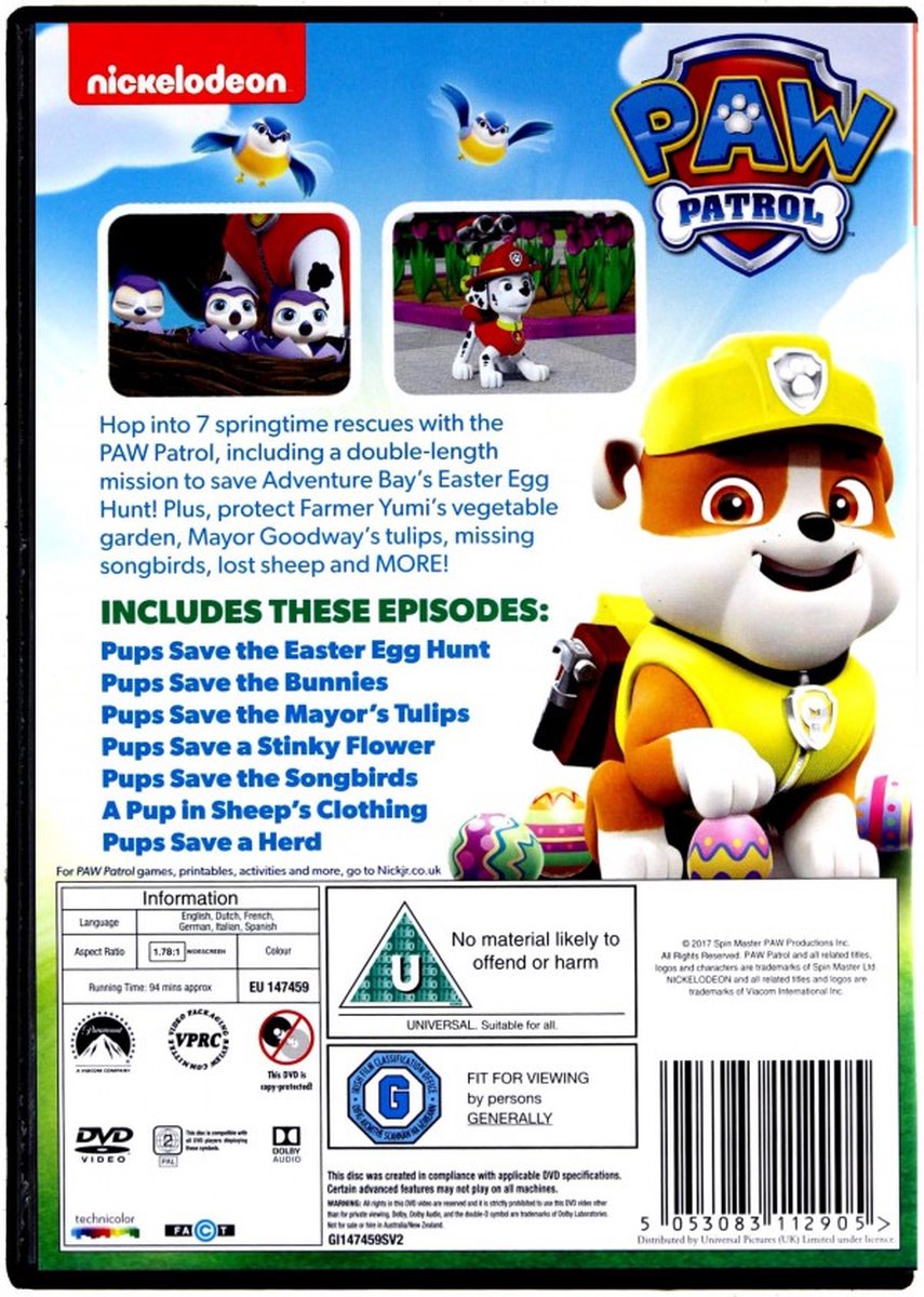 PAW Patrol [DVD] (Dvd), Max Calinescu | Dvd's | bol