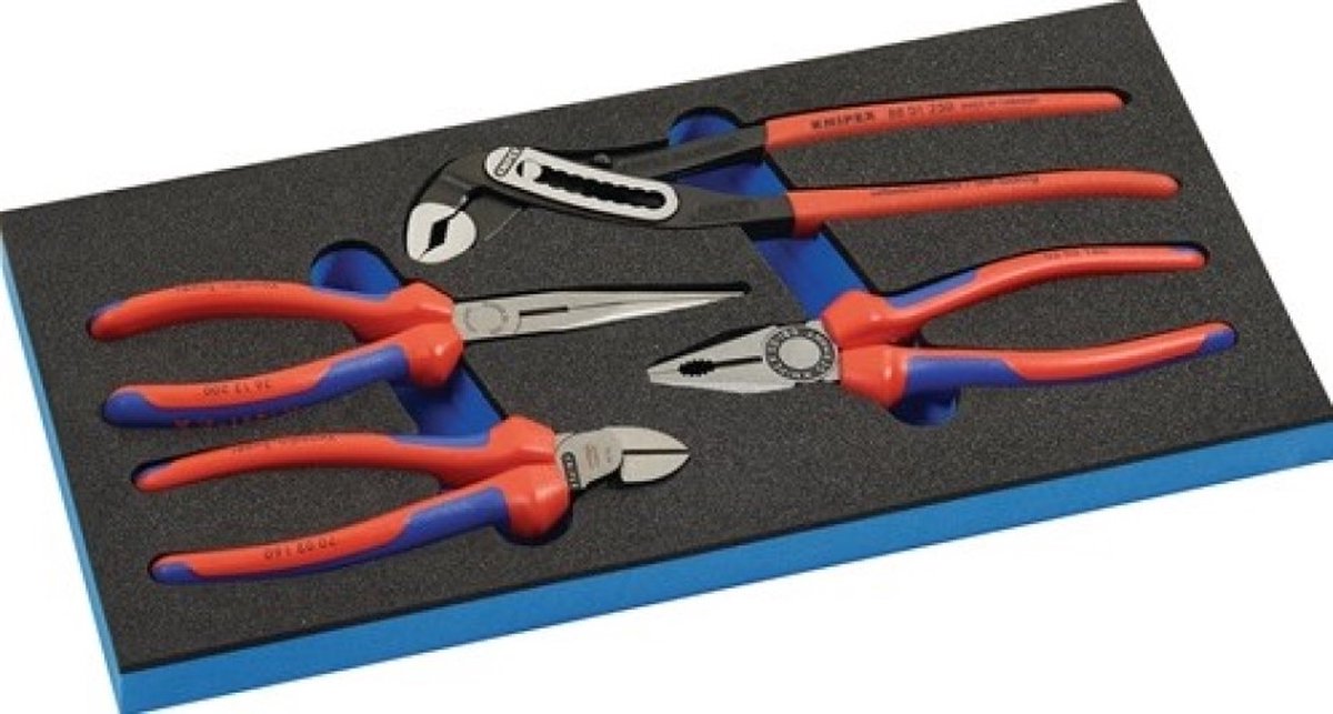 Gereedschapsmodule | 4-delig 1/3-module | set tangen | Knipex tangenset ...