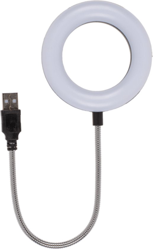 USB LED-lichtring - 3 licht standen - 33 x 8,4 cm - Makkelijke ...