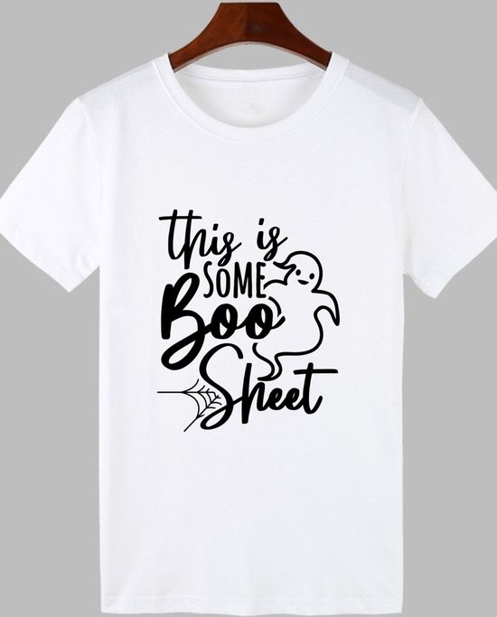 This Is BooShit Halloween T-shirt White Front Print UNISEX | bol