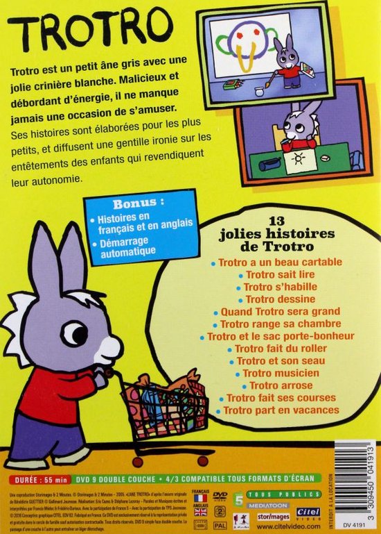 Trotro A Un Beau Cartable (Dvd), Joanna Ruiz | Dvd's | bol