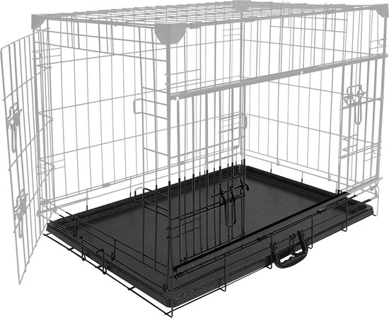 Duvoplus - Bench - Hond - Bodemschuif Plastic Draadkooi Ninja 91cm ...