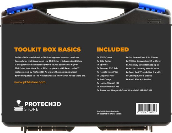 ProTech3D – Toolkit Box Basics 17pcs | bol