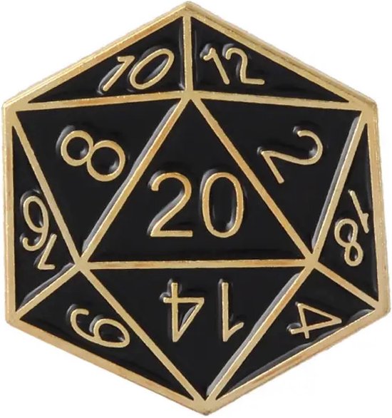 Lapi Toys - Dungeons and dragons Pin - DnD - D&D - Metaal - Zwart ...