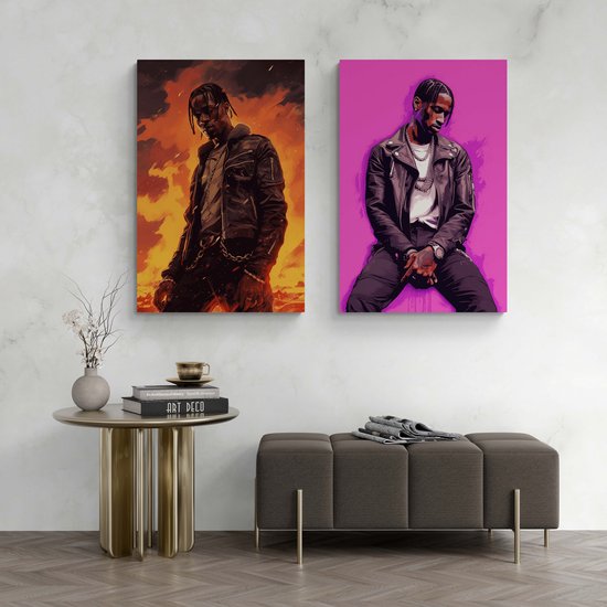 Muziek Poster | Travis Scott Rapper | Rap Poster | Poster Rap ...