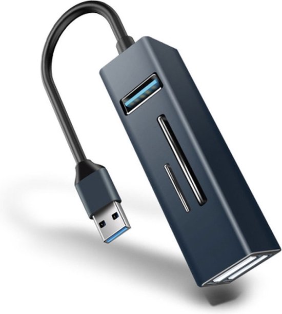 15101 5 in 1 USB3.0 naar 3 x USB + SD / TF-kaartlezer HUB-adapter ...