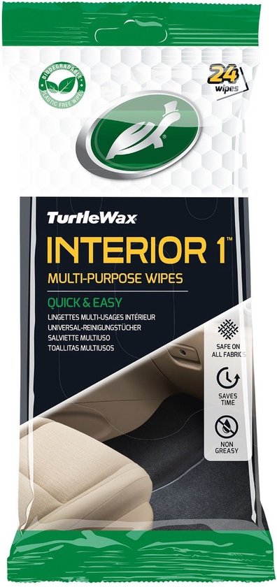 Turtle Wax Interior 1 Wipes - 24 stuks | bol