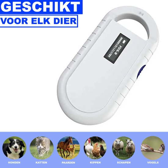 Chipreader PRO Versie - Chiplezer Huisdier - Chiplezer voor alle dieren ...