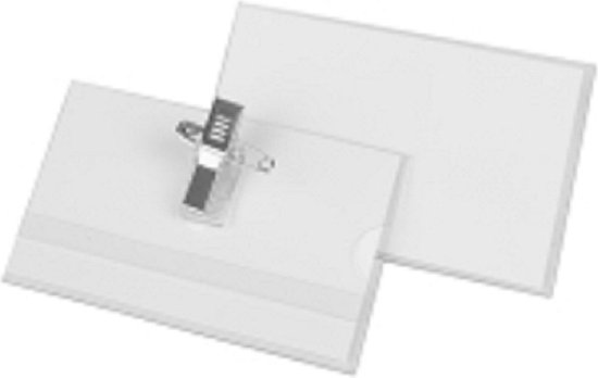 naambadge met combiklem 40 x 75 mm (24 stuks) - Name badge Ronia | bol