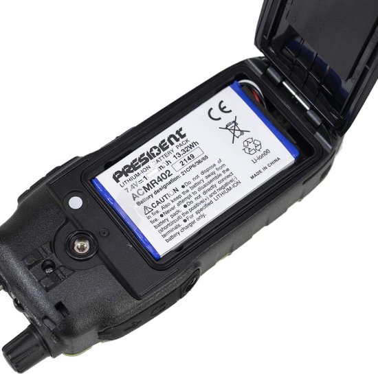 President Randy III batterijpack - ACMR402 - Li-ion 1800 mAh battery ...