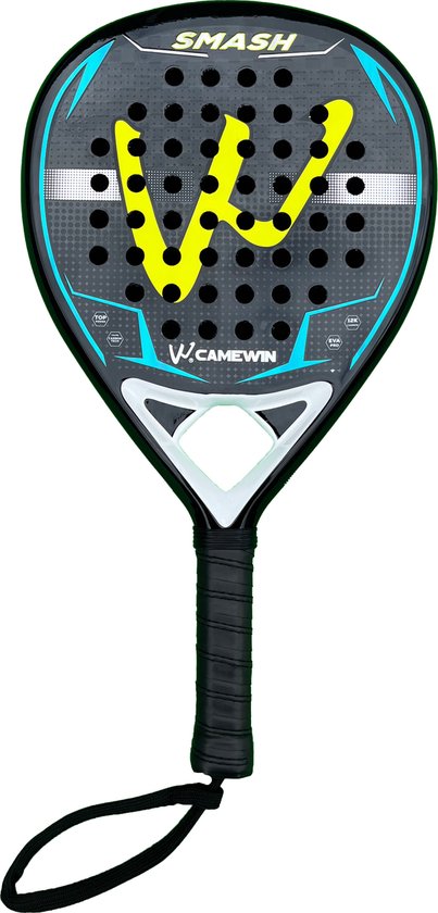 Padel Racket – 12k - Geel – inclusief Opberghoes - Padelracket | bol