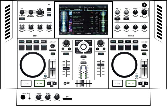 dj-skins Denon DJ - Prime GO Skin - White aka Star Trooper - DJ-skin | bol