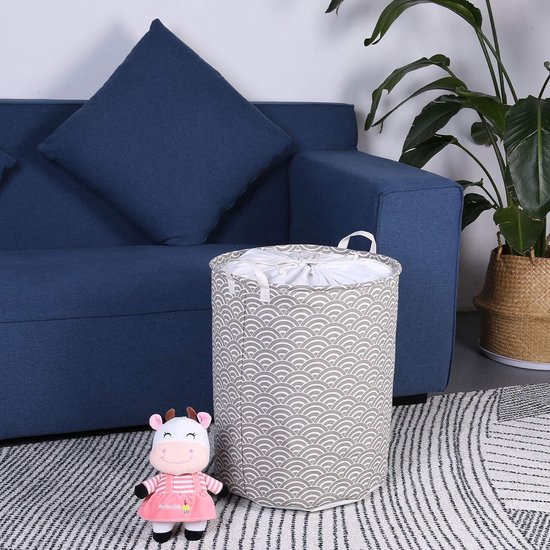 2 stuks 43 cm trekkoord wasmand opslag sorter, inklapbare pop-up ...