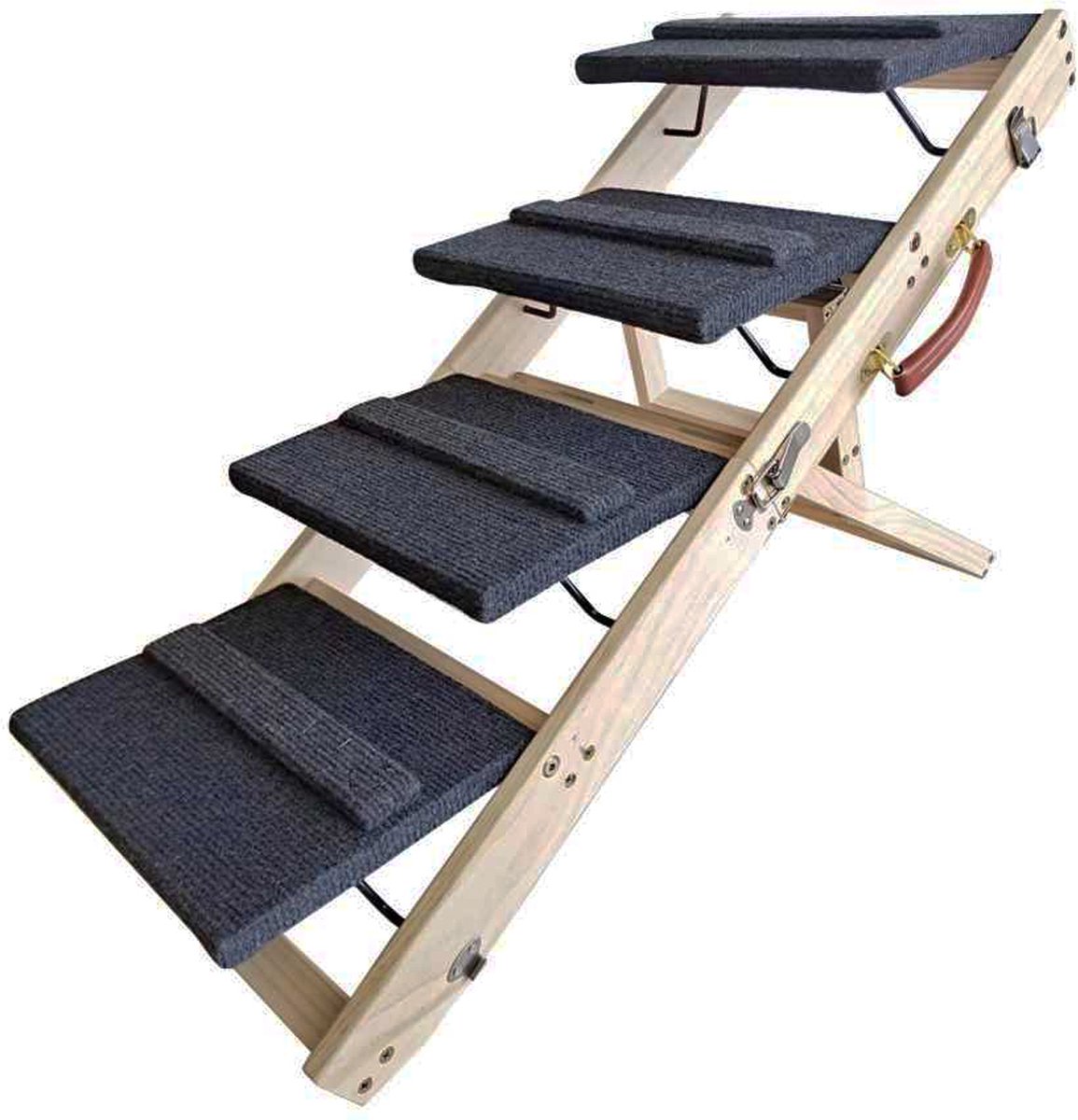 MaxxPet Honden/Katten Trap Ramp - 2in1 - 95x40x62cm (hoogste stand) | bol