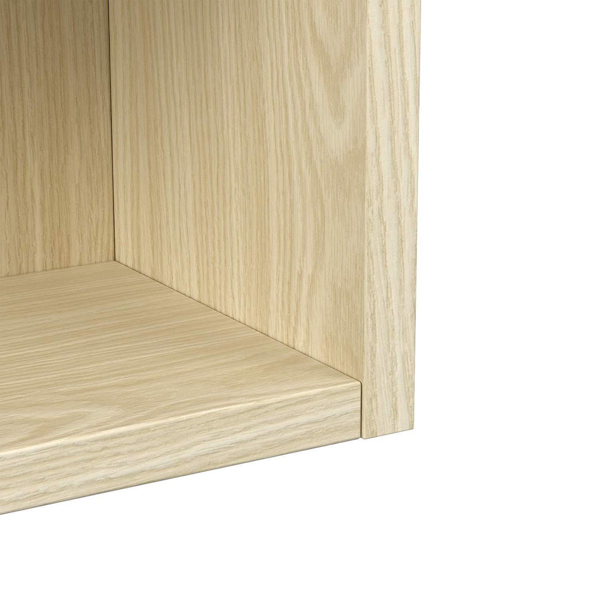 Wandplank - Wandbox 2-laags- Houtkleur | bol.com