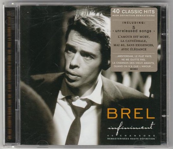 Infiniment: Best Of Jacques Brel, Jacques Brel | CD (album) | Muziek ...
