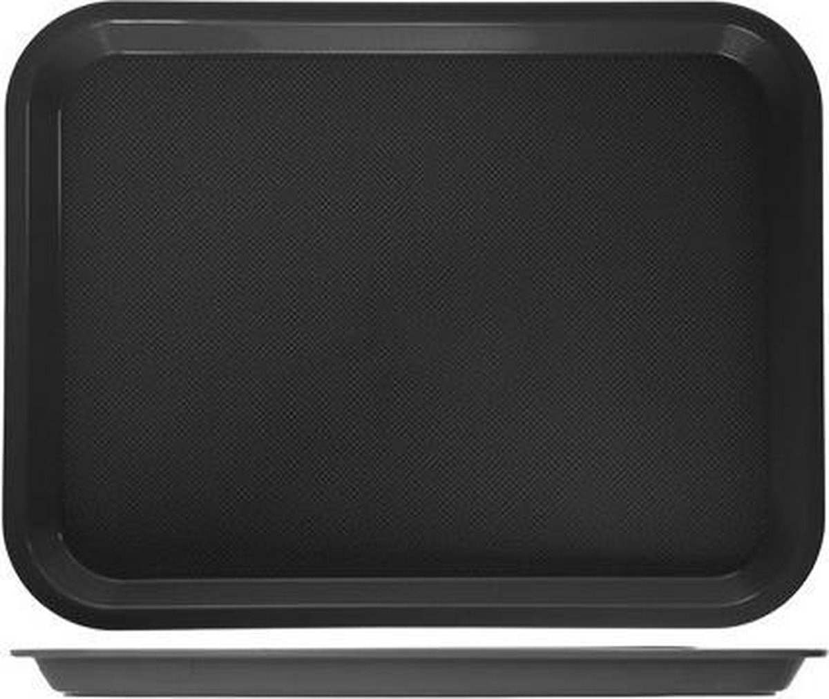 4x Horeca dienblad zwart 35 x 27 cm | bol