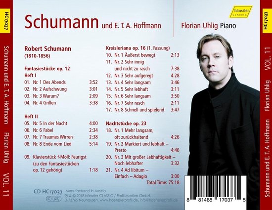 Florian Uhlig - Schumann & E.T.A Hoffmann: Piano (CD), Hoffmann | Muziek | bol.com