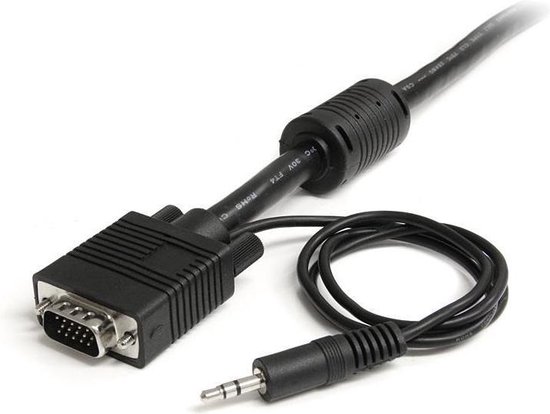 StarTech 10m Coax Hoge Resolutie VGA Monitorkabel met Audio HD15 M/M | bol StarTech 10m Coax Hoge Resolutie VGA Monitorkabel met Audio HD15 M/M | bol