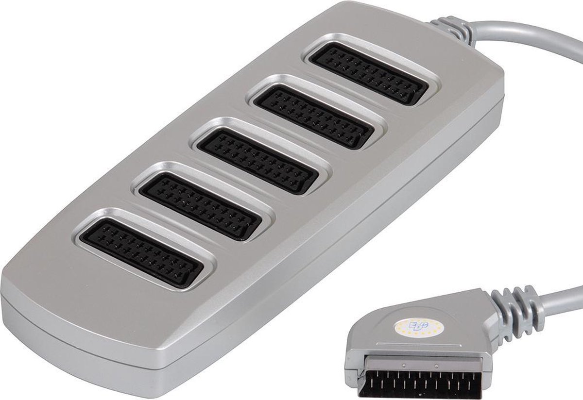 scart splitter 5-weg 0.5m | bol