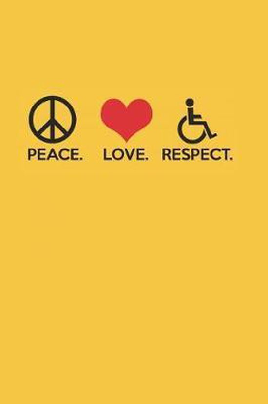 Peace Love Respect, Ramped Up Notebooks | 9781093335620 | Boeken | bol.com