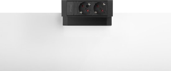 Filex Power Desk Up® 2.0 - 2x 230V - Zwart | bol