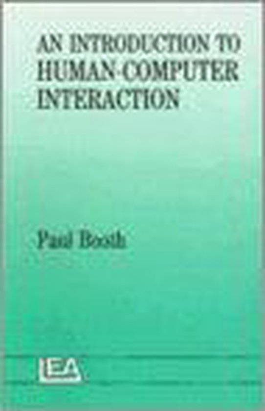 An Introduction to Human-Computer Interaction, Paul Booth ...
