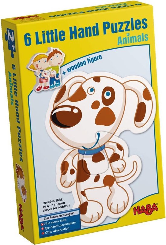 Haba puzzle 6 Little Hand puzzels animals English | bol.com