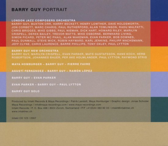 Barry Guy - Portrait (CD), Barry Guy | Muziek | bol