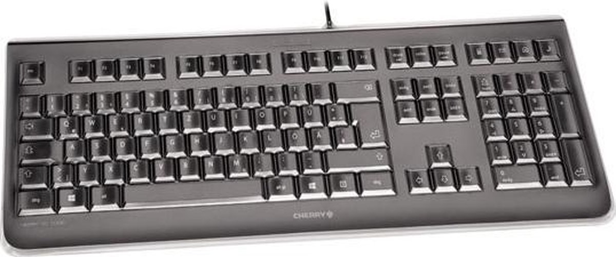 CHERRY KC 1068 - Toetsenbord - USB - Belgisch - toetsschakelaar: CHERRY ...