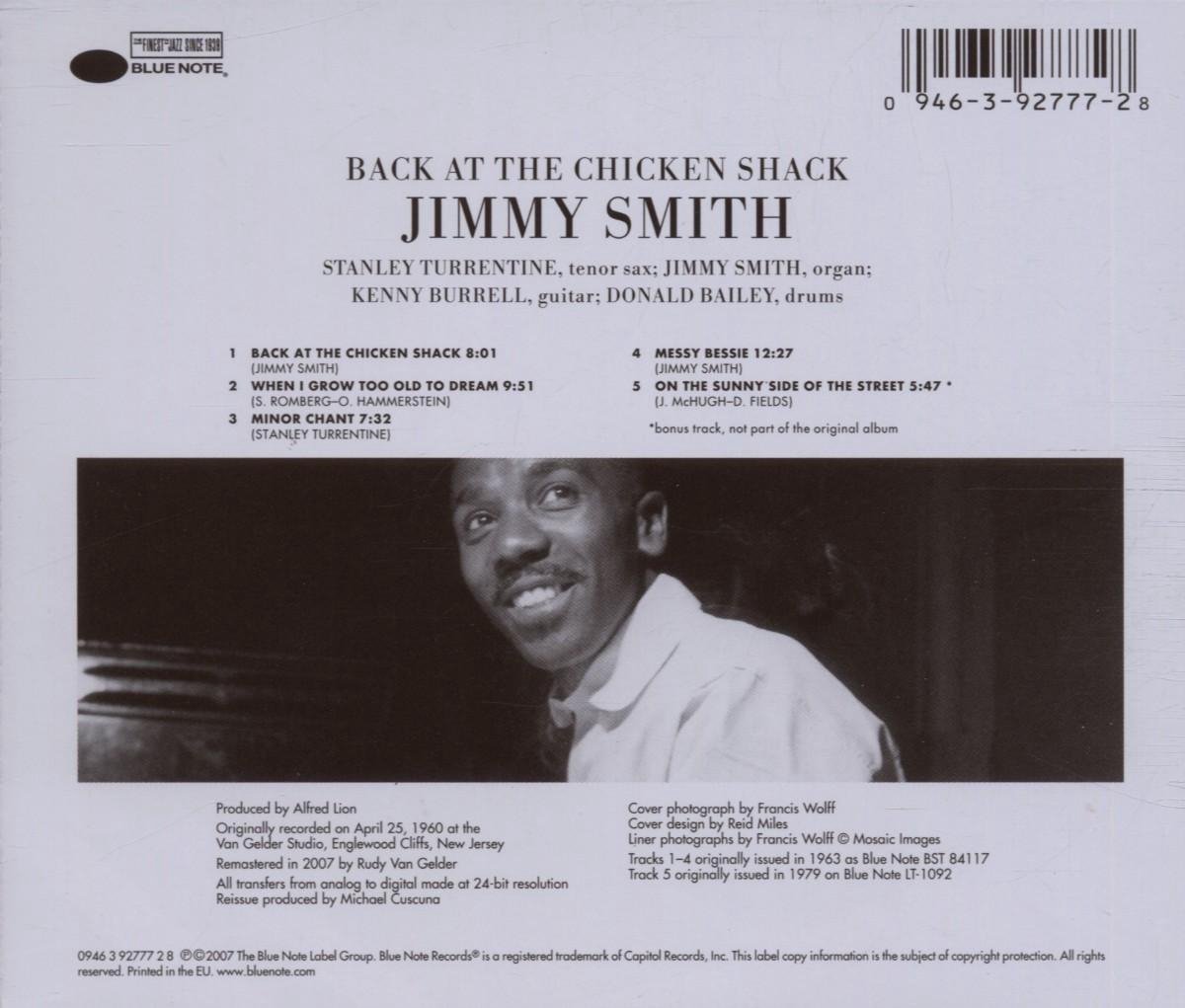 Back At The Chicken Shack, Jimmy Smith | CD (album) | Muziek | bol.com