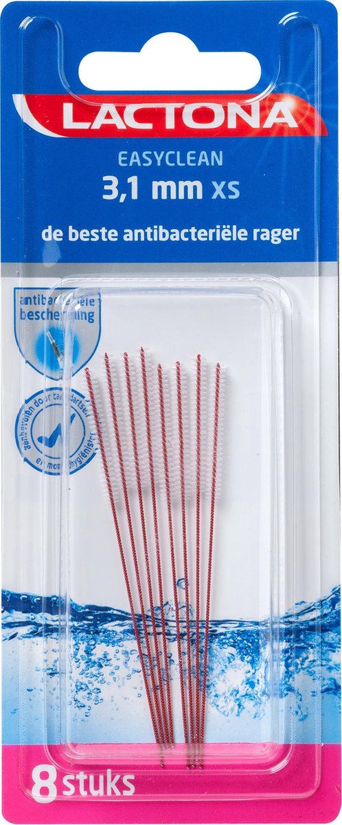 Lactona Ragers Easyclean 3,1 mm XS - Tandenrager - 8 stuks | bol.com
