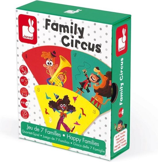 Janod familie circus - geheugenspel | Games | bol.com