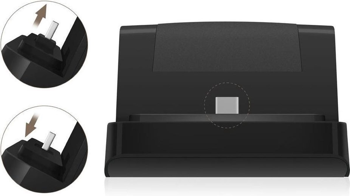 Docking station met USB-C aansluiting voor de Nokia 7.2 - black | bol.com