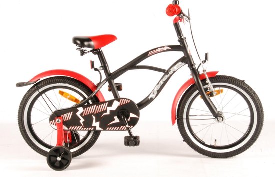 Black Cruiser Fiets - 16 inch | bol.com