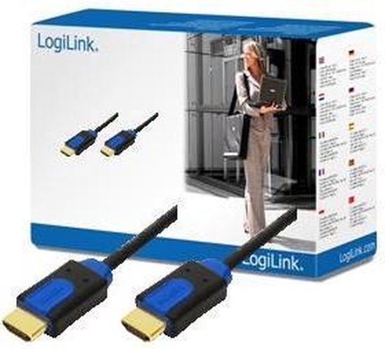 LogiLink Cable HDMI 1.3b HDMI kabel 2 m HDMI Type A (Standaard) Zwart ...