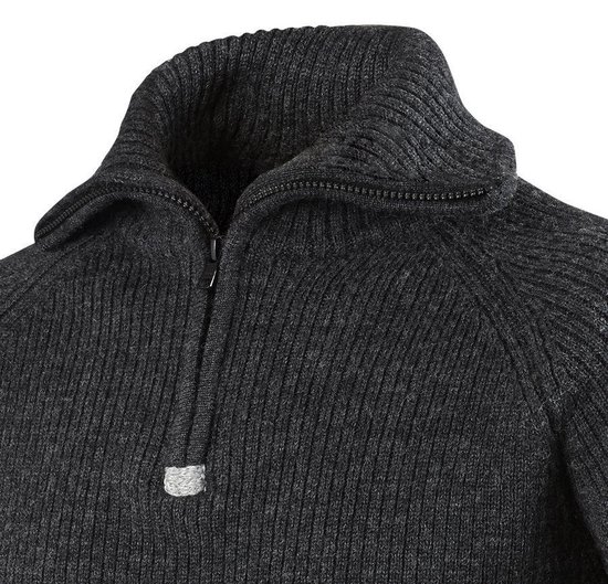 Snickers Workwear - 2905 - ½ Zip Wollen Sweater - M | bol.com