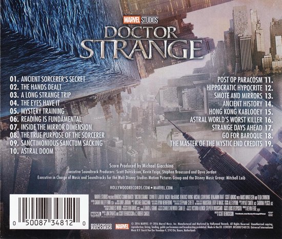 Doctor Strange - OST, Original Soundtra | CD (album) | Muziek | bol.com