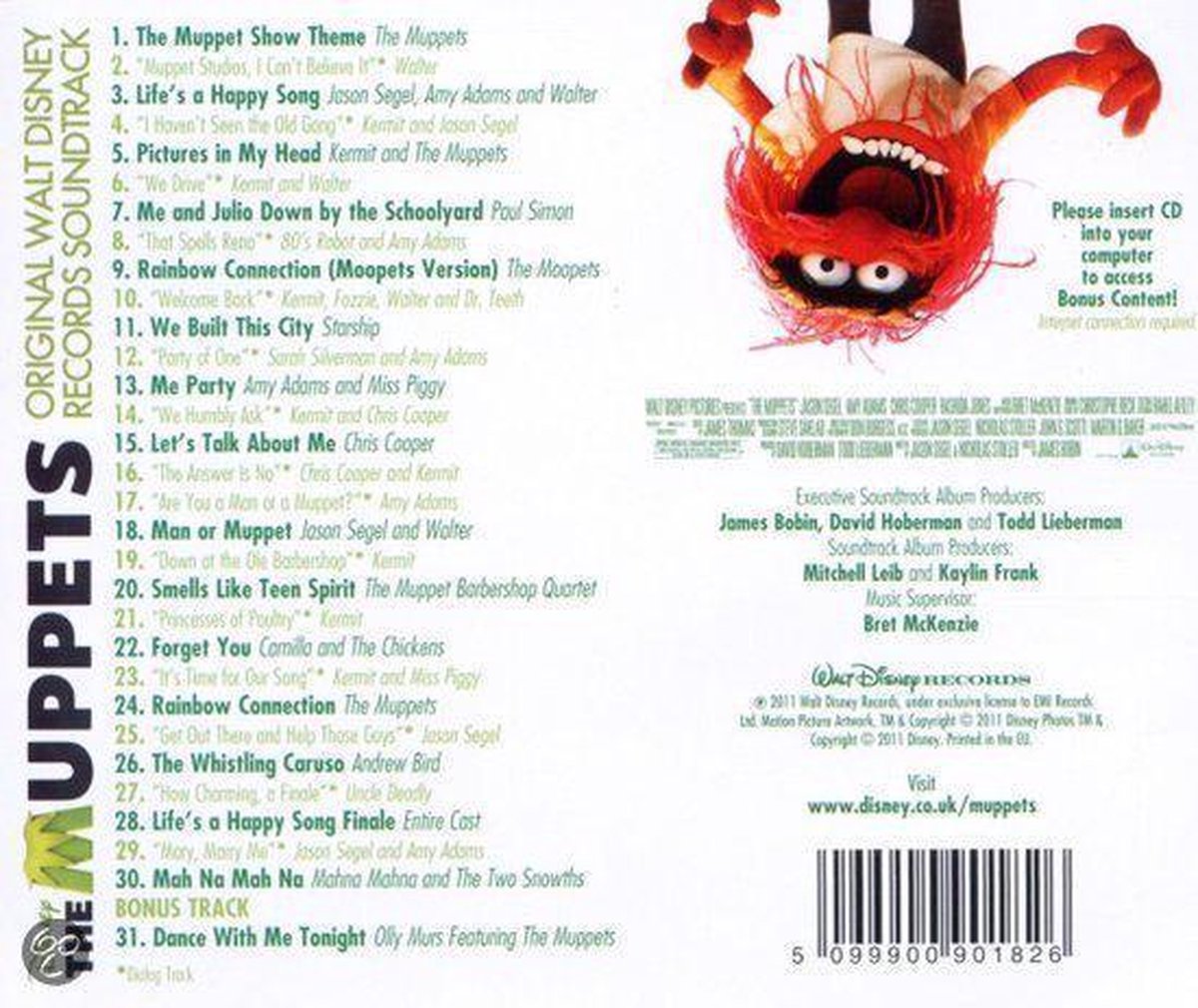 The Muppets (UK Version), various artists | CD (album) | Muziek | bol.com