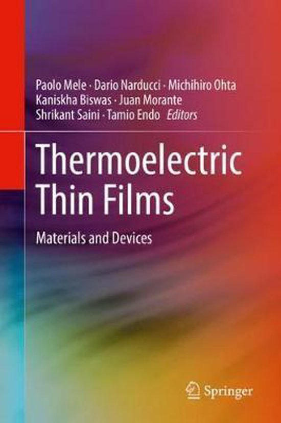 Thermoelectric Thin Films | 9783030200428 | Boeken | bol.com