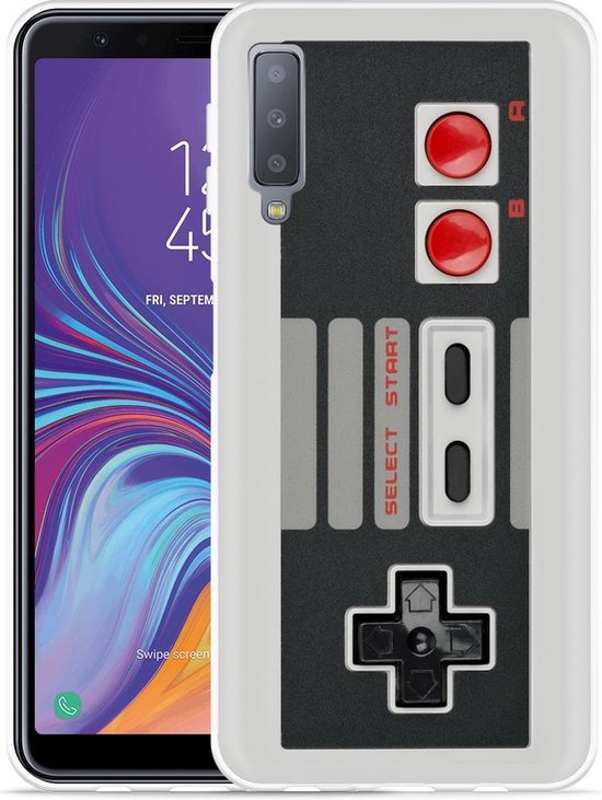 Galaxy A7 2018 Hoesje Retro Controller Classic - Designed by Cazy | bol.com
