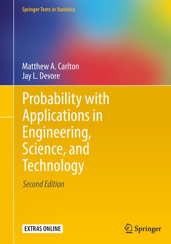 Springer Texts in Statistics - Probability with Applications in Engineering, Science,... | bol.com