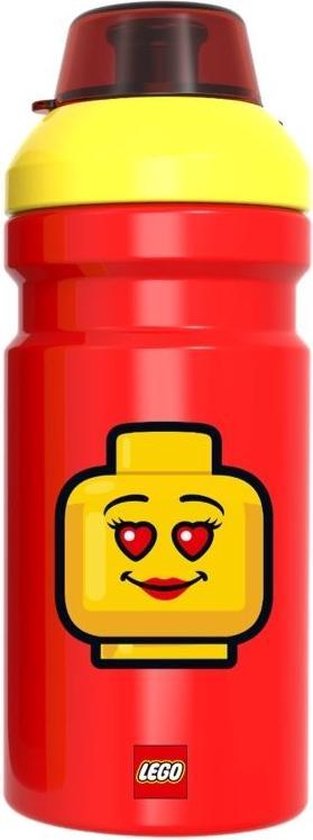 LEGO Drinkfles - Girl - 4056 (rood/geel) | bol.com