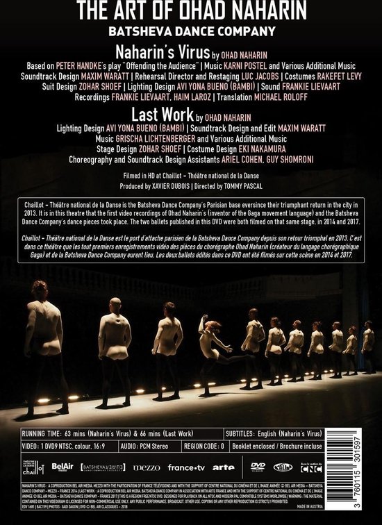 Batsheva Dance Company - The Art Of Ohad Naharin (DVD), Batsheva Dance ...
