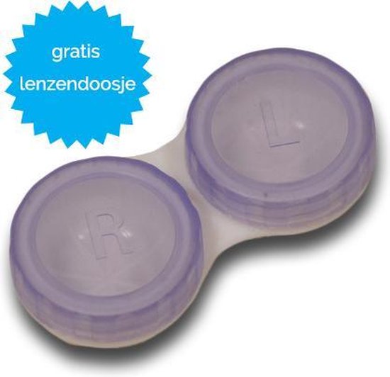 Partylenzen - Bloed Druppels - jaarlenzen inclusief lenzendoosje ...