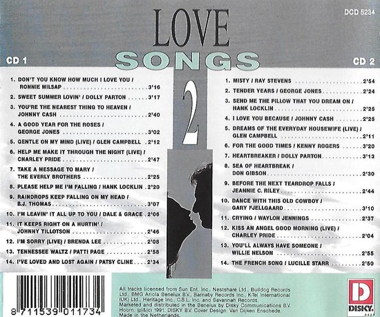 Love Songs 2, various artists | CD (album) | Muziek | bol