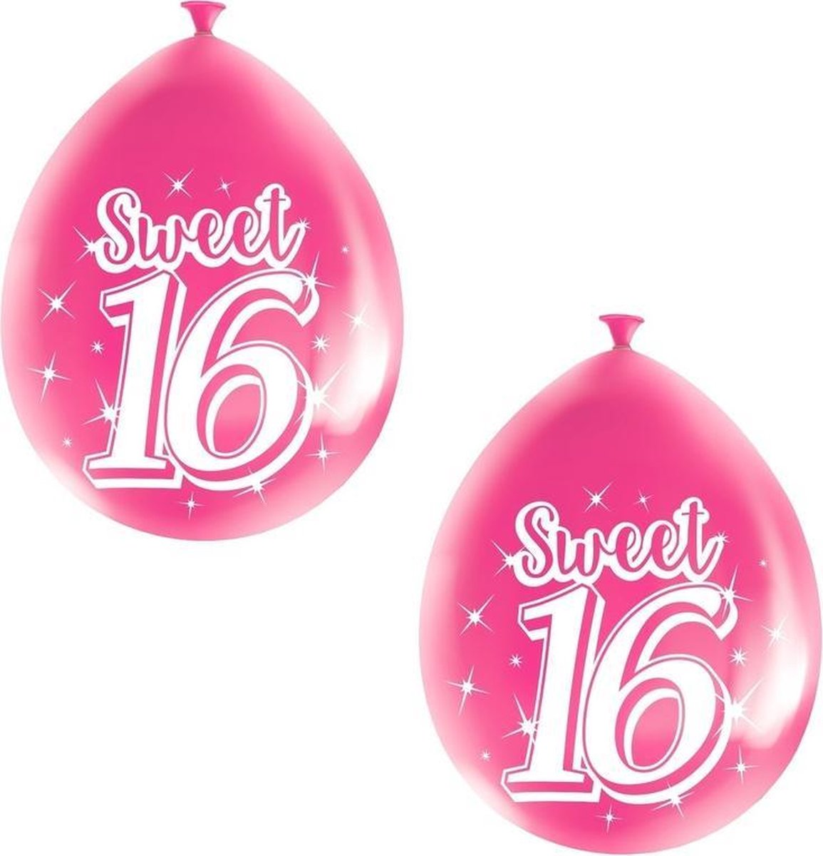 32x Pink Sweet 16 ballons d'anniversaire - ballons sur le thème d ...