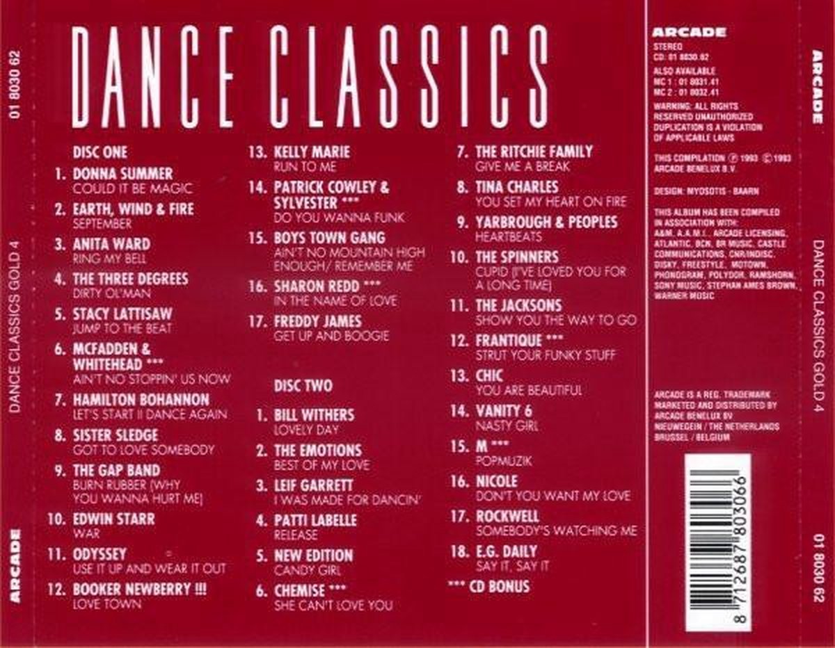 Dance Classics-Gold 4, various artists | CD (album) | Muziek | bol