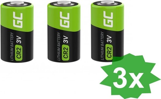Green Cell CR2 3V 800mAh Lithium batterij - 3 Stuks | bol.com